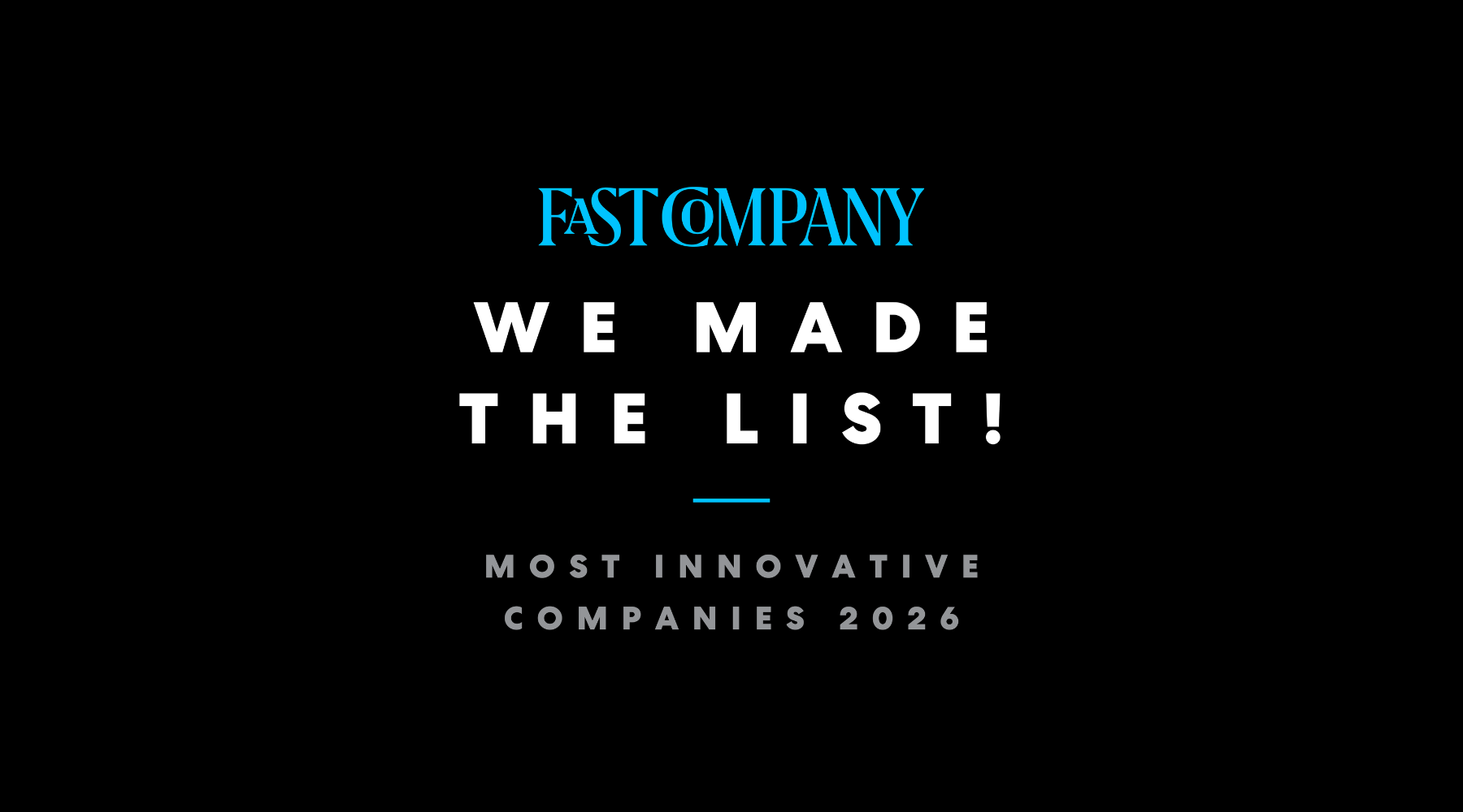 Moasure Named #1 Most Innovative Company in Fast Company’s 2026 Rankin ...